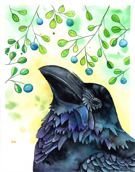 Original - Blueberry Dreams – Dancing Raven Designs