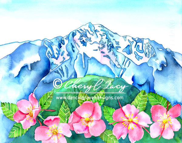 Original - Pioneer Peak Roses – Dancing Raven Designs