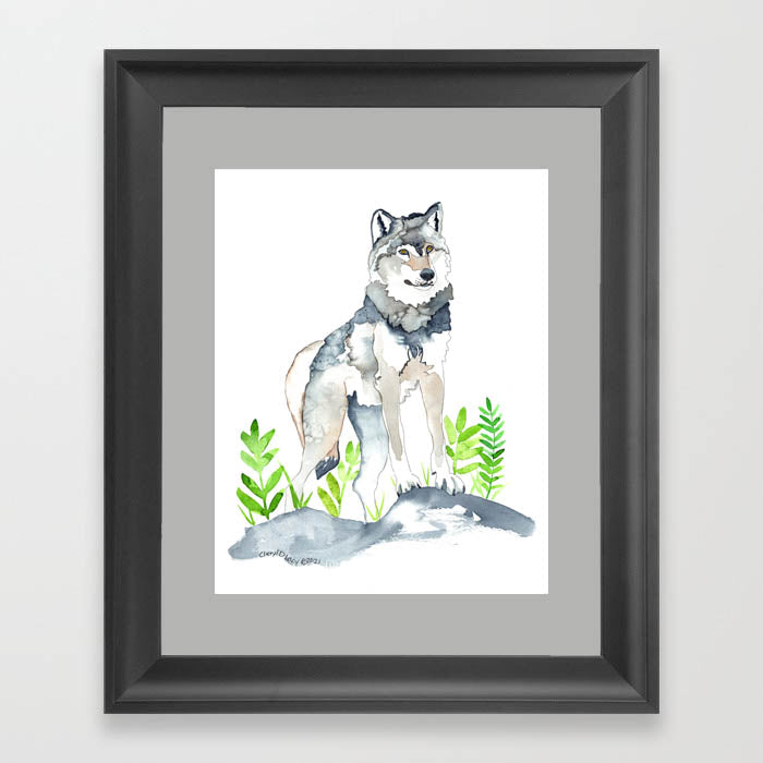 Print - Wolf – Dancing Raven Designs