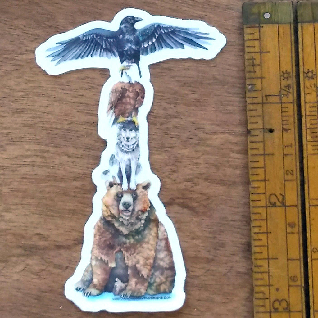 Totem - Sticker – Dancing Raven Designs